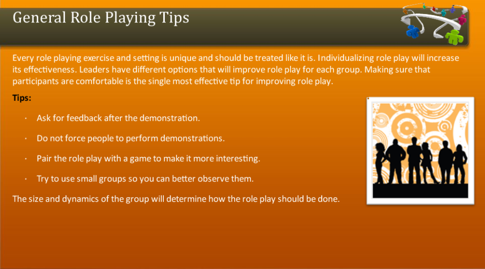 General Role Playing Tips - FreshSkills